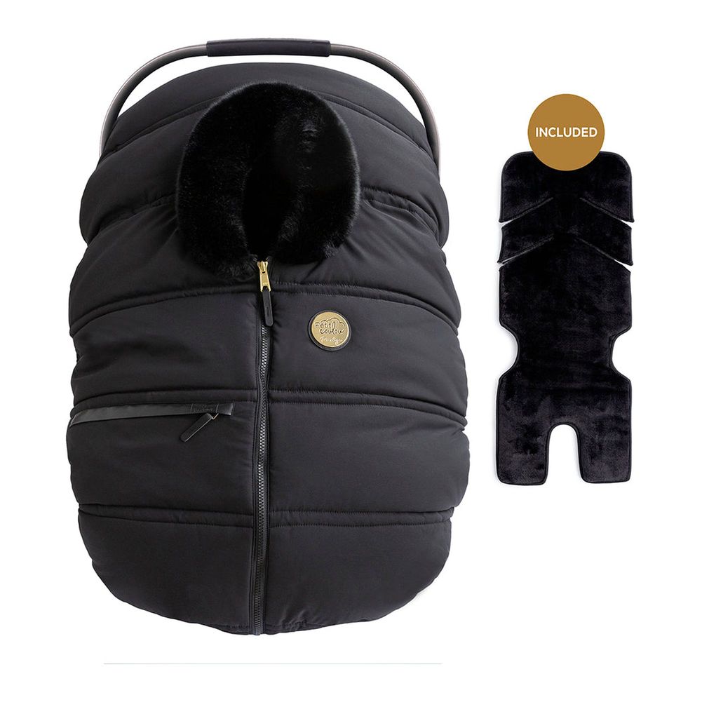 Petit Coulou 3-Season Car Seat Cover and Insulated Backing Deluxe Set ...